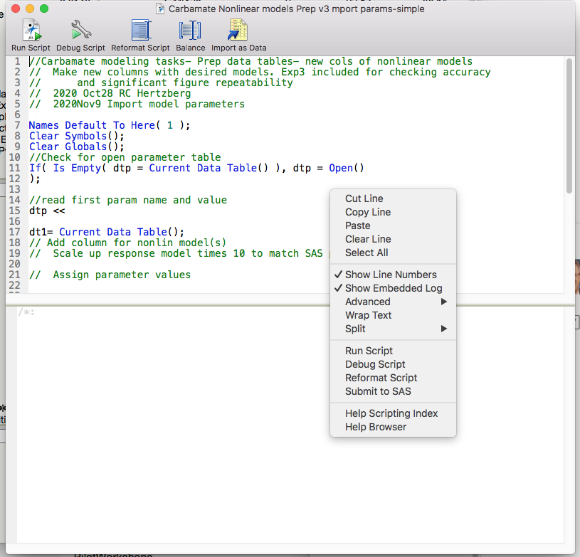 Solved: How to folding the code? - JMP User Community